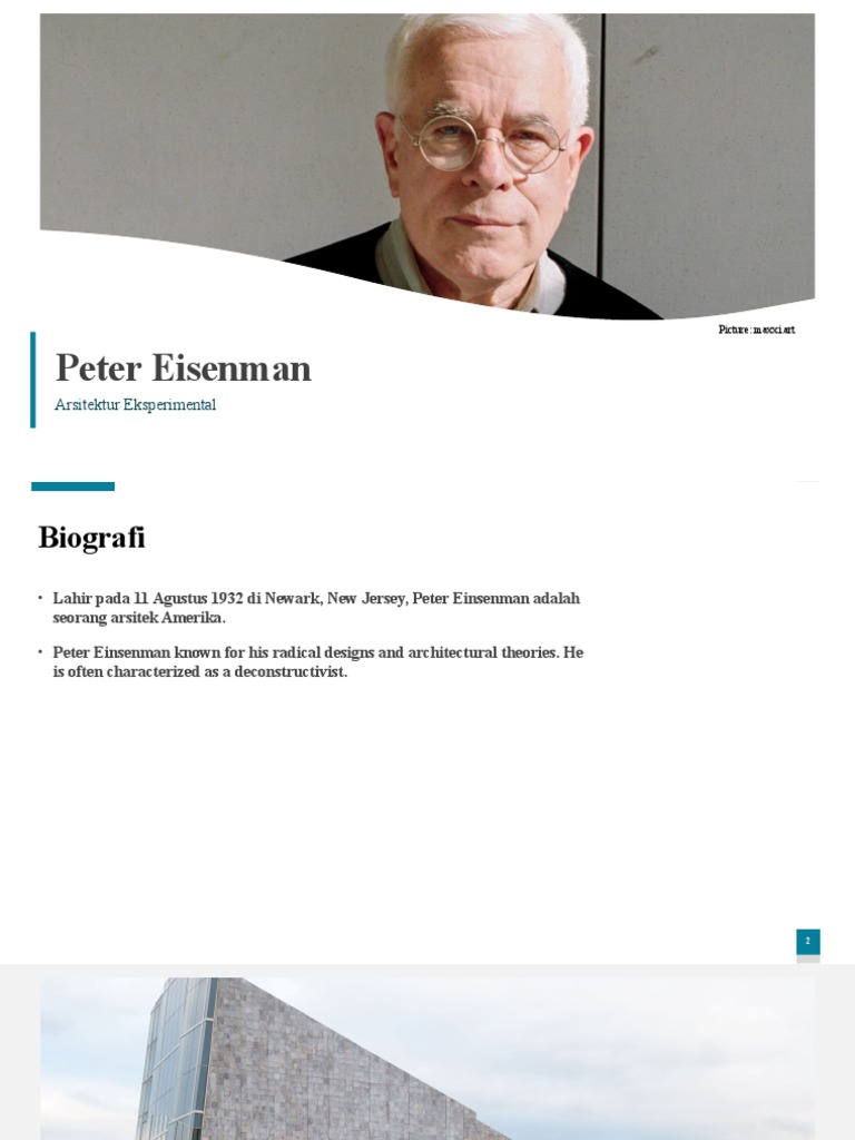 7118 - Peter Eisenman | PDF | Filsafat | Seni