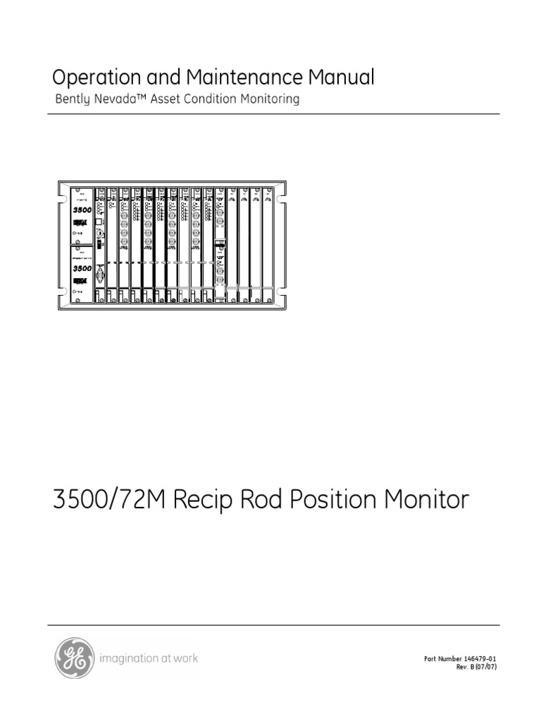 3500/72M Recip Rod Position Monitor: Operation and Maintenance Manual ...