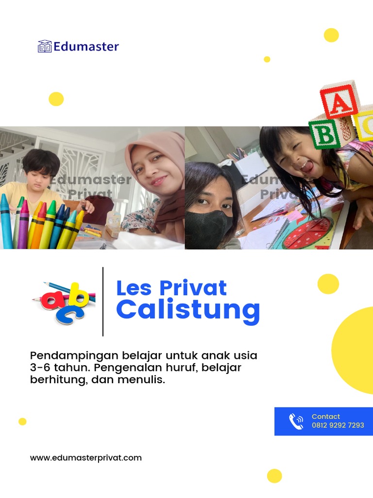 Brosur Calistung Edumaster 2022 | PDF | Pengembangan Diri | Kesehatan Holistik