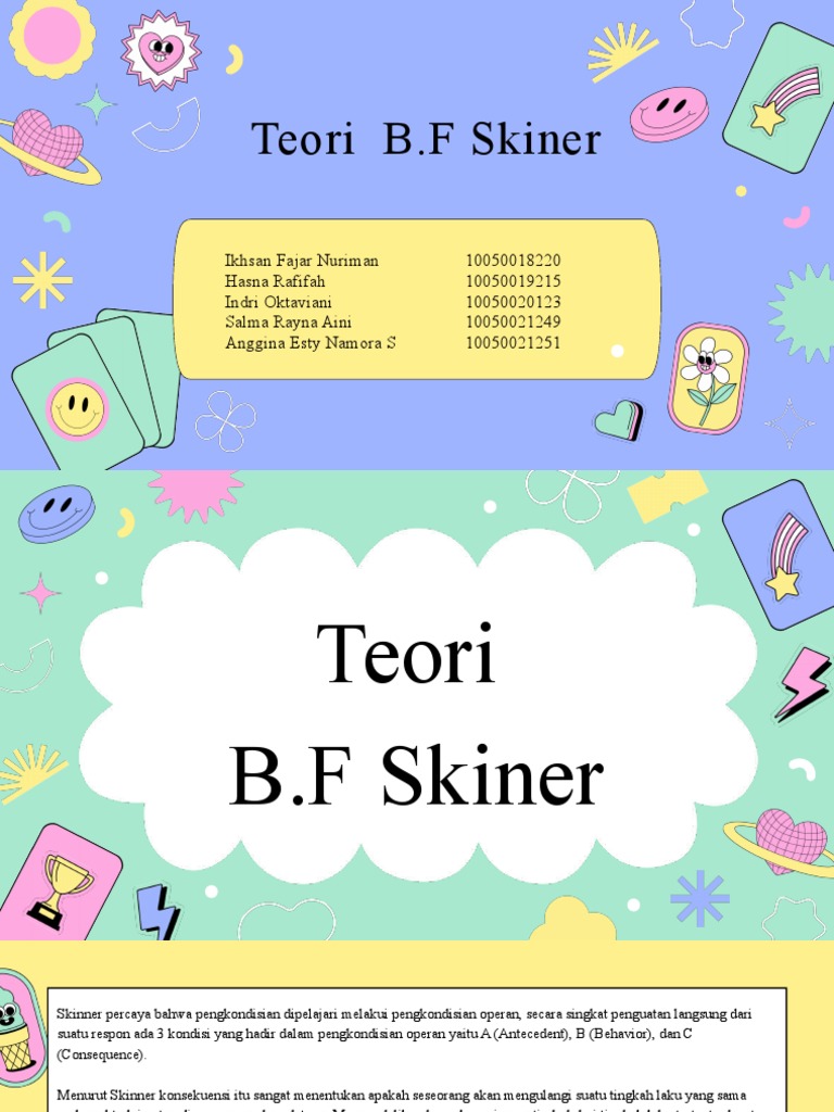 Teori B.F. Skinner | PDF
