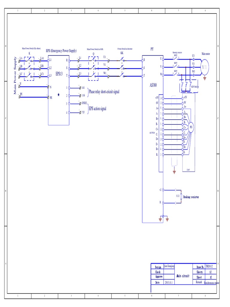 As380 Plano Electrico | PDF | Switch | Design