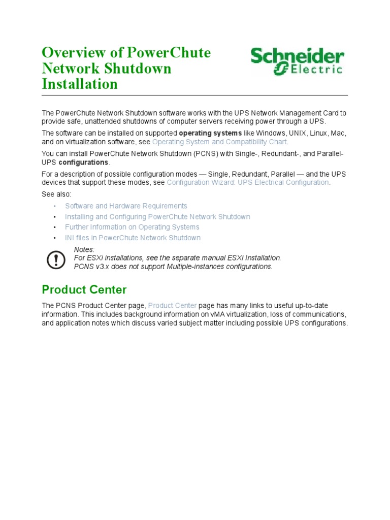 PowerChute Network Shutdown | PDF | Installation (Computer Programs) | Hyper V