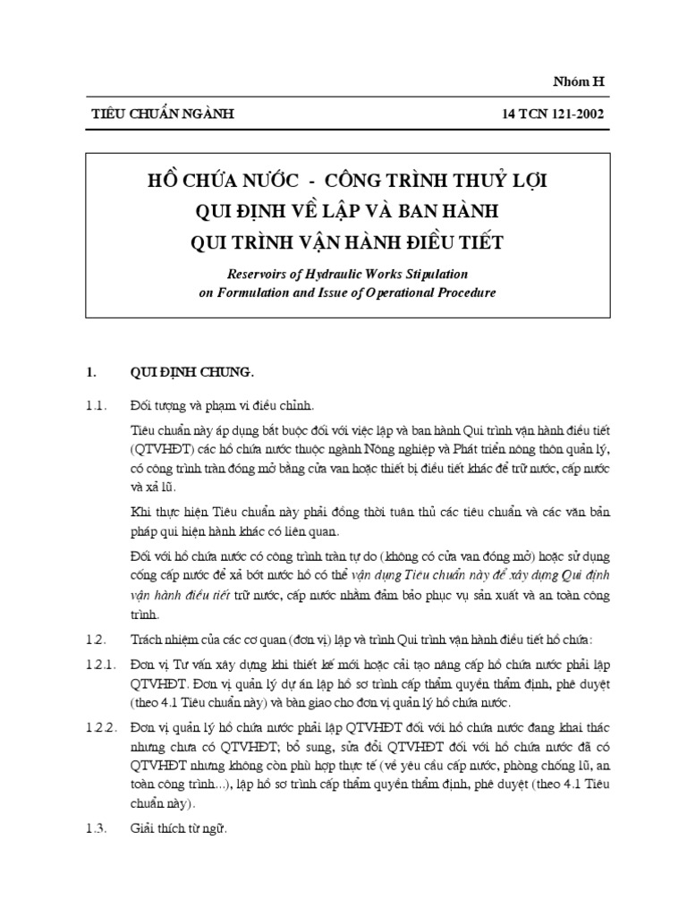 14 TCN 121-2002 | PDF