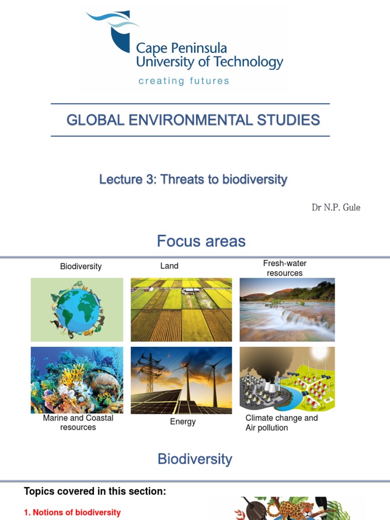 Major Threats to Biodiversity Explained | PDF | Habitat Destruction ...