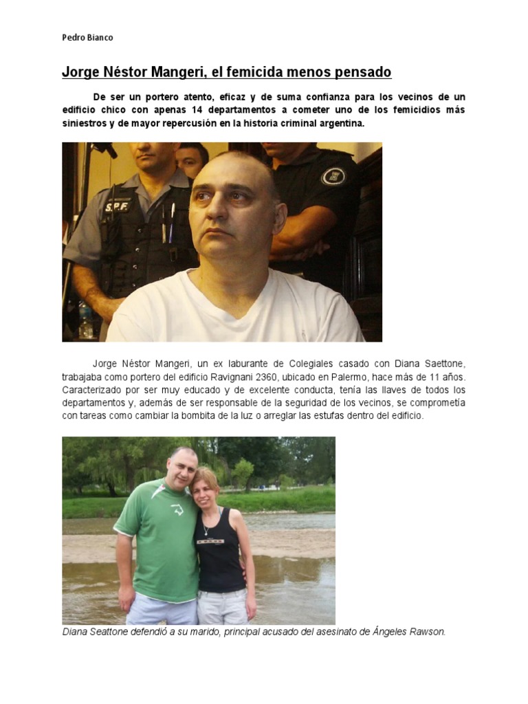 Jorge Néstor Mangeri | PDF