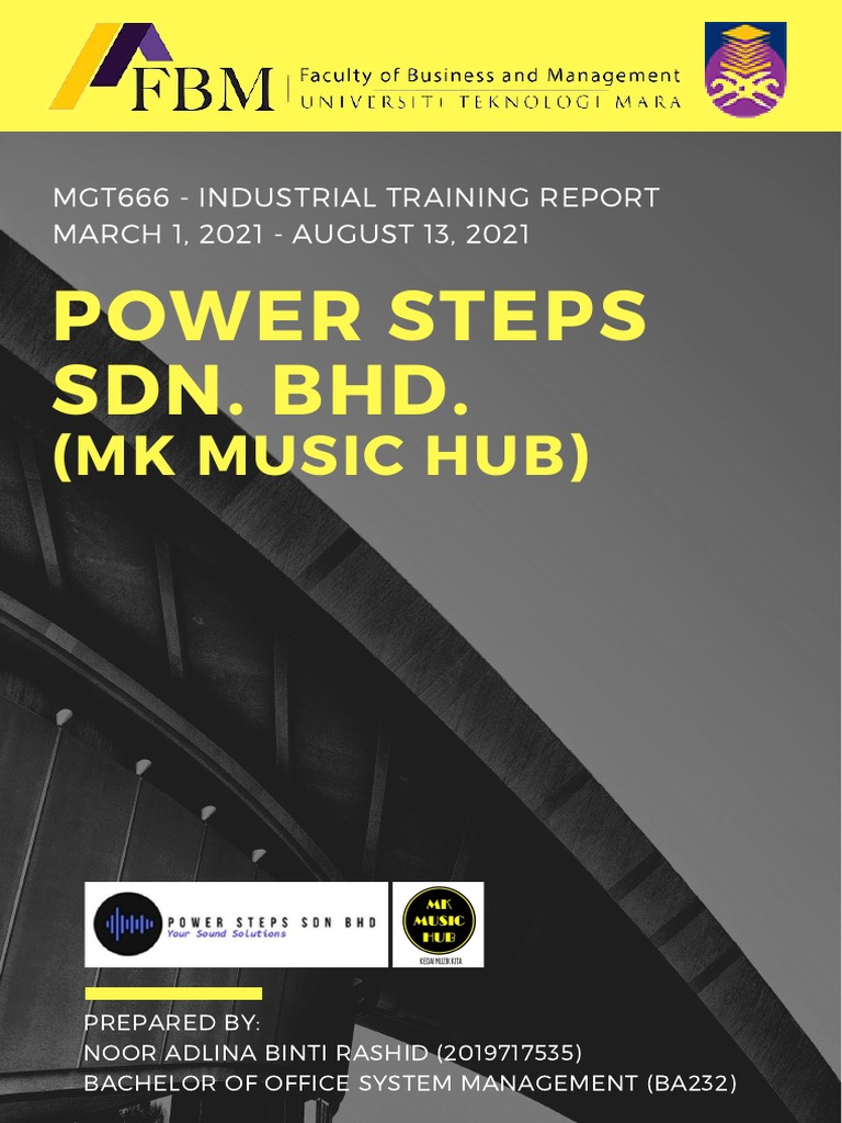 MGT 666 Industrial Training Report | PDF