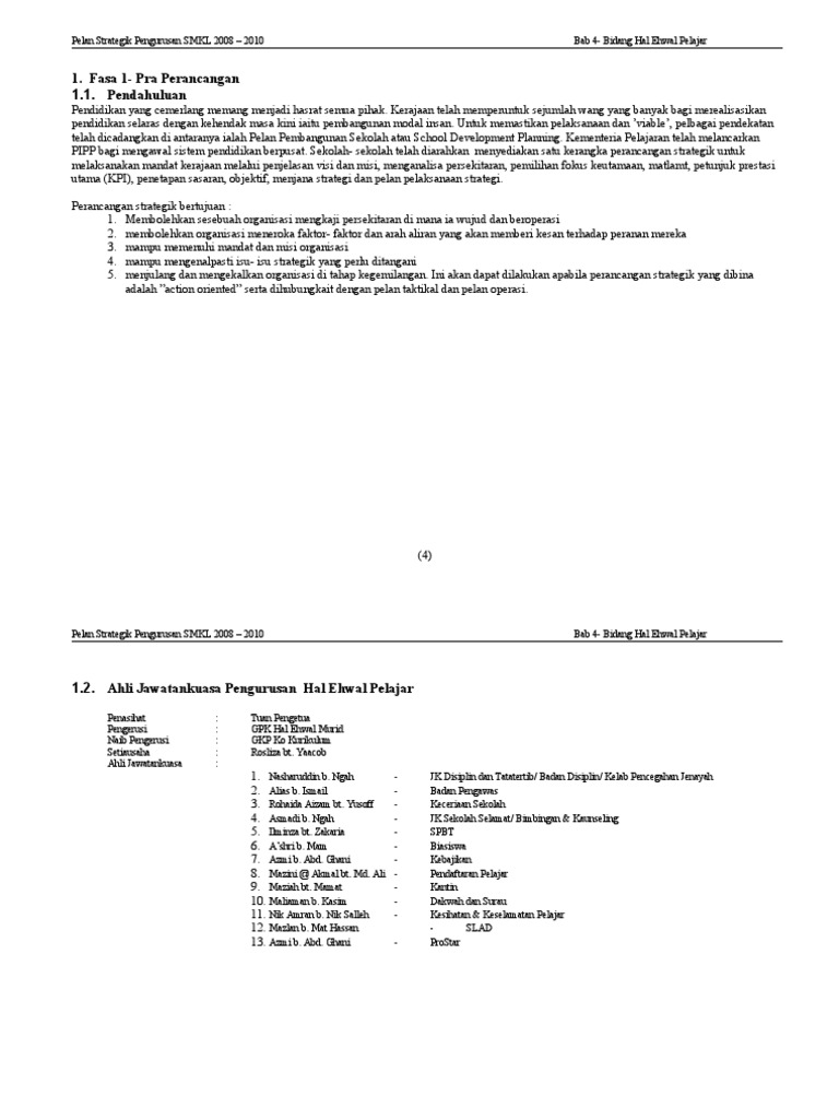 Perancangan Strategi HEM | PDF