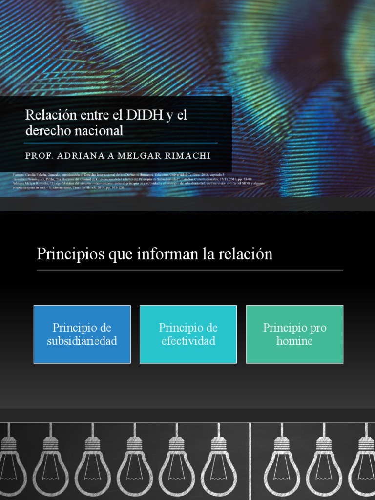 Sesión 8. Relación Entre El Derecho Interno y El DIDH | PDF | Convenio ...