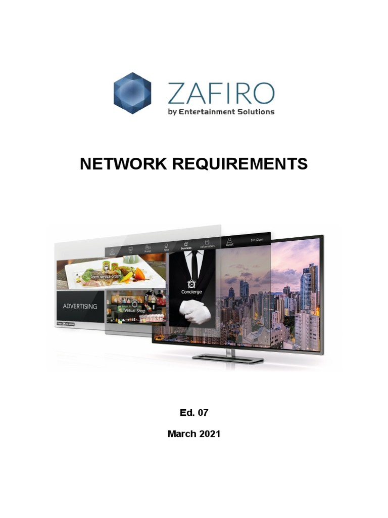 Network Requirements For Delivering Iptv Services Pdf Computer