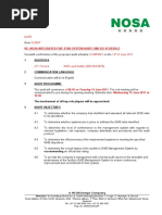 NOSA Five Star System Overview | PDF | Risk | Business
