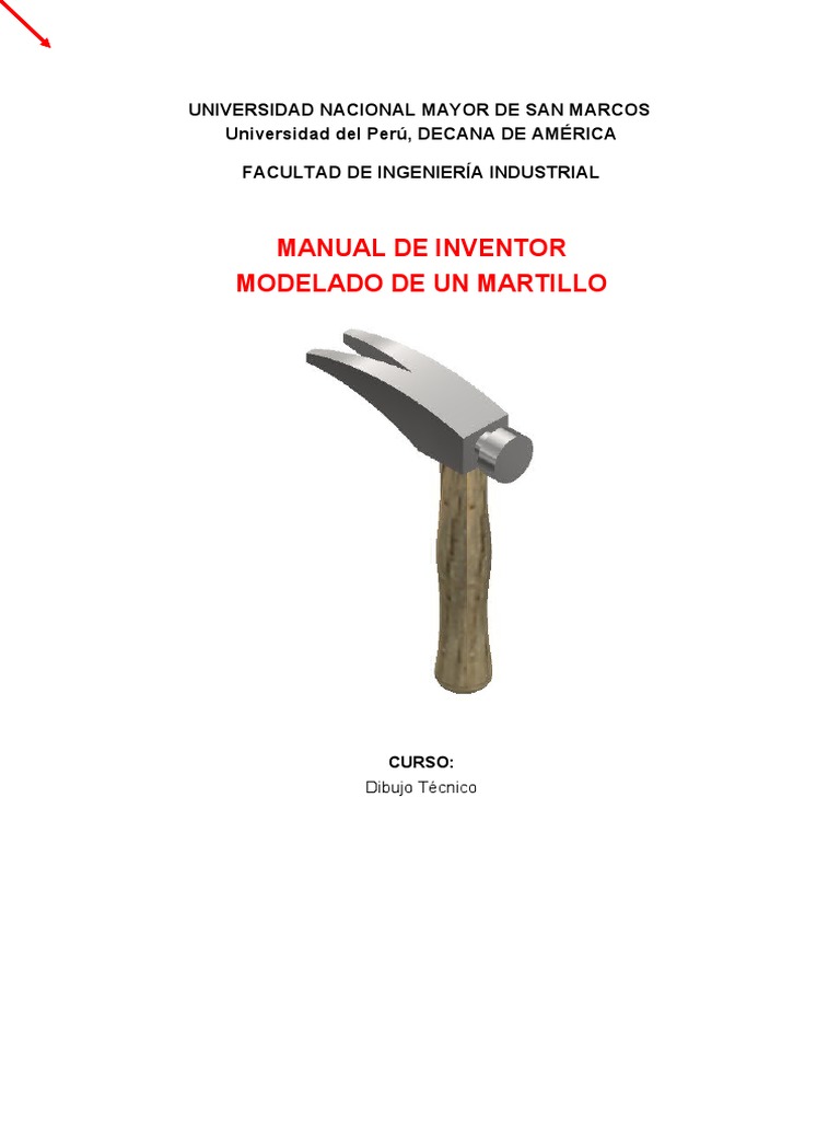 Manual Modelado de Un Martillo | PDF | Software | Geometría