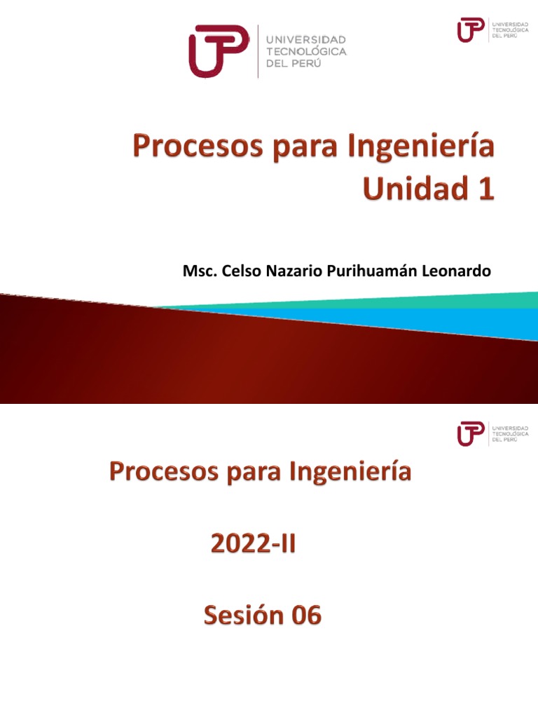 S06.s1 Procesos para Ingenieria | PDF