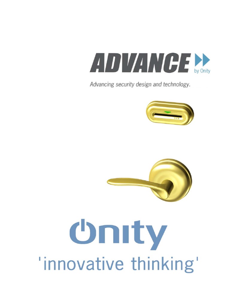 Onity Advance Key Lock Pdf Drilling Door