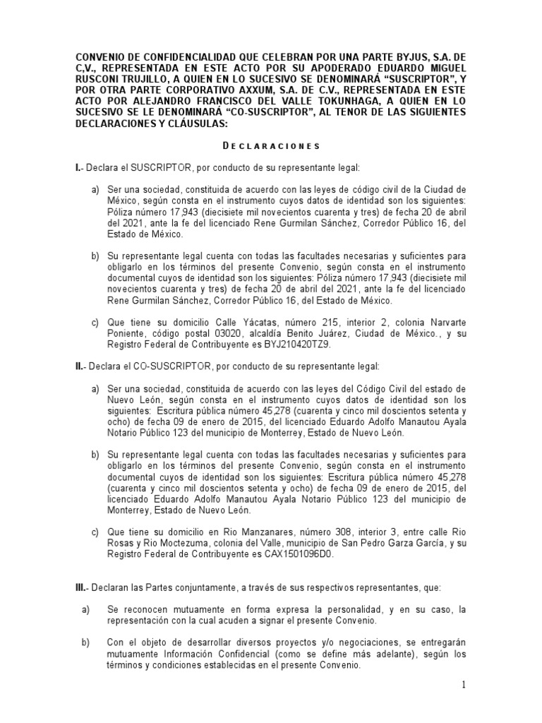 NDA Bilateral (03.10.22) | PDF