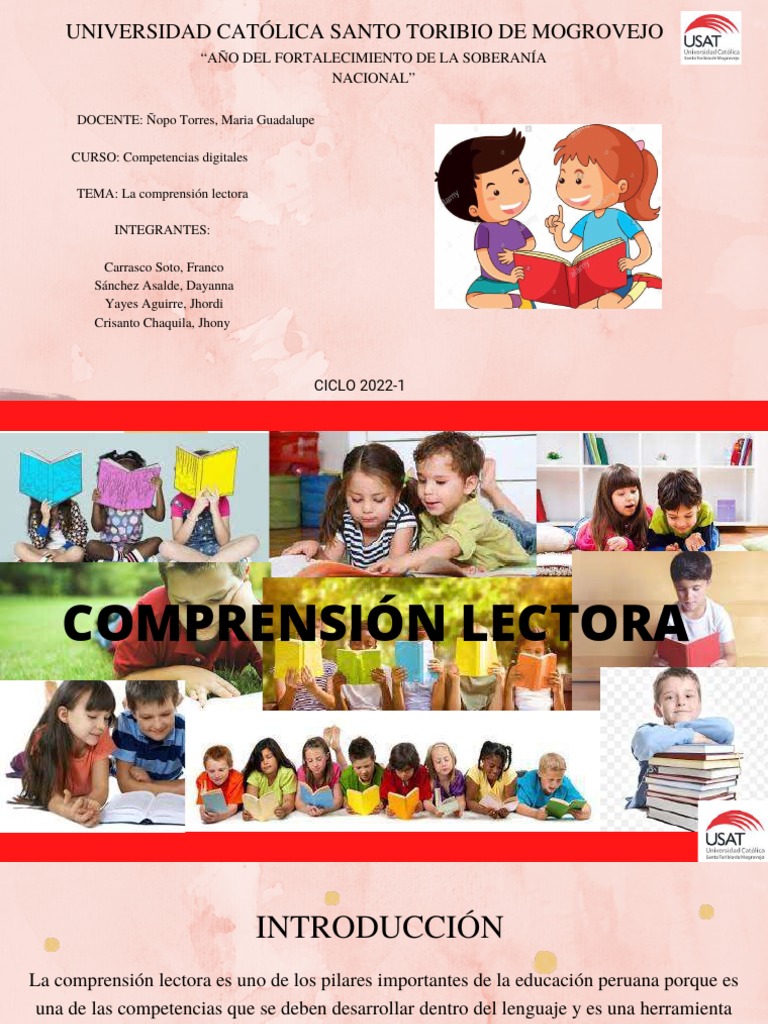 Comprension Lectora-Digitales | PDF | Comprensión lectora | Comprensión