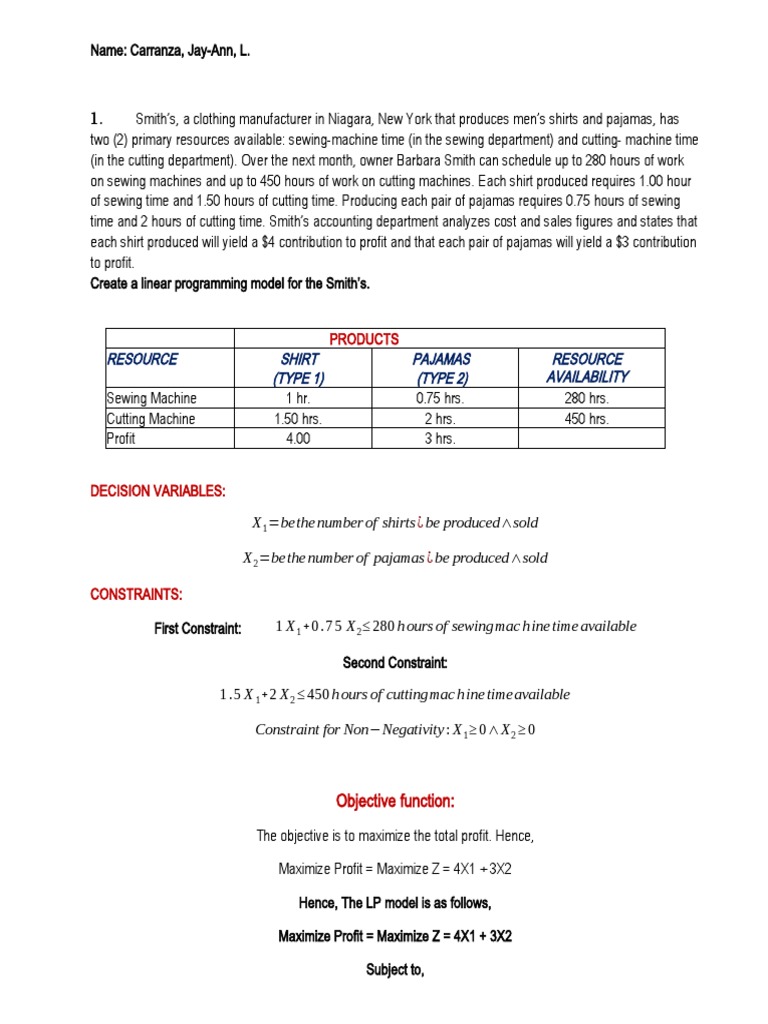Assignment 12 1 (PQT) | PDF | Linear Programming | Mathematical Analysis