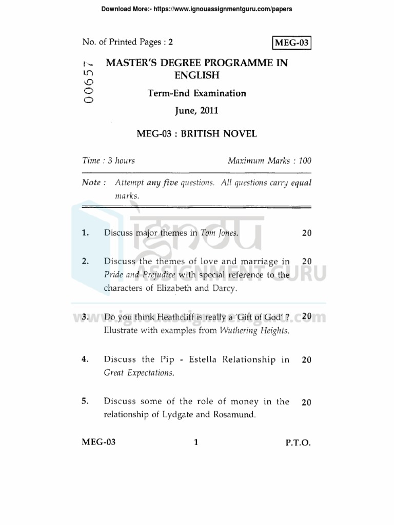 Meg 03 | PDF | Great Expectations | Middlemarch
