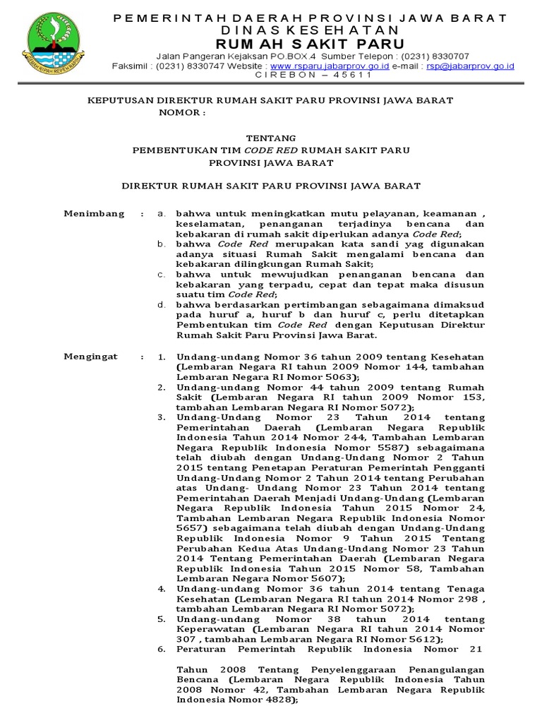 SK Tim Code Red | PDF