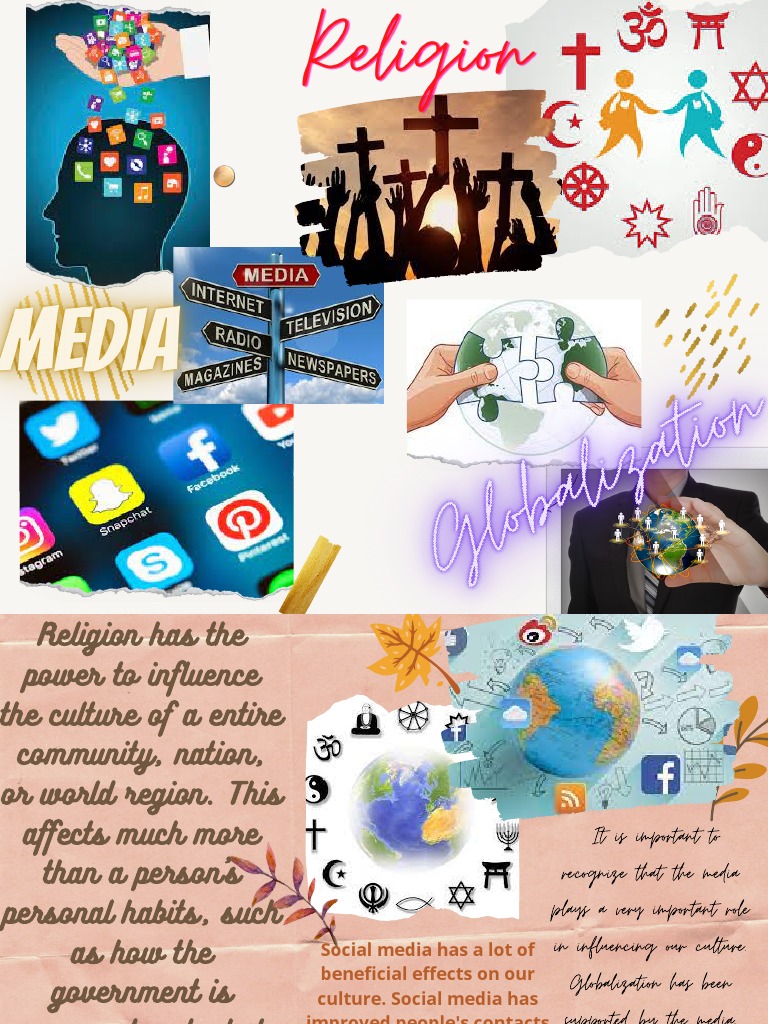 Impact of Religion and Media on Culture | PDF | Self-Improvement