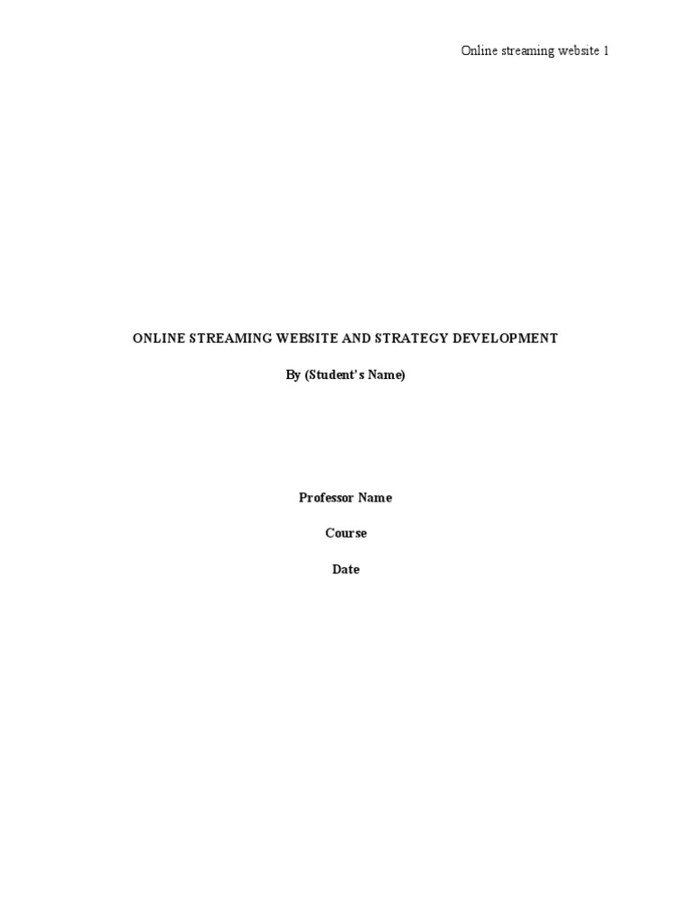 Online Stream Pdf Streaming Media Video On Demand