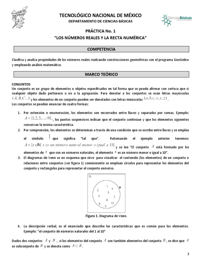 PRACTICA - 1 Avance | PDF | Conjunto (Matemáticas) | Números