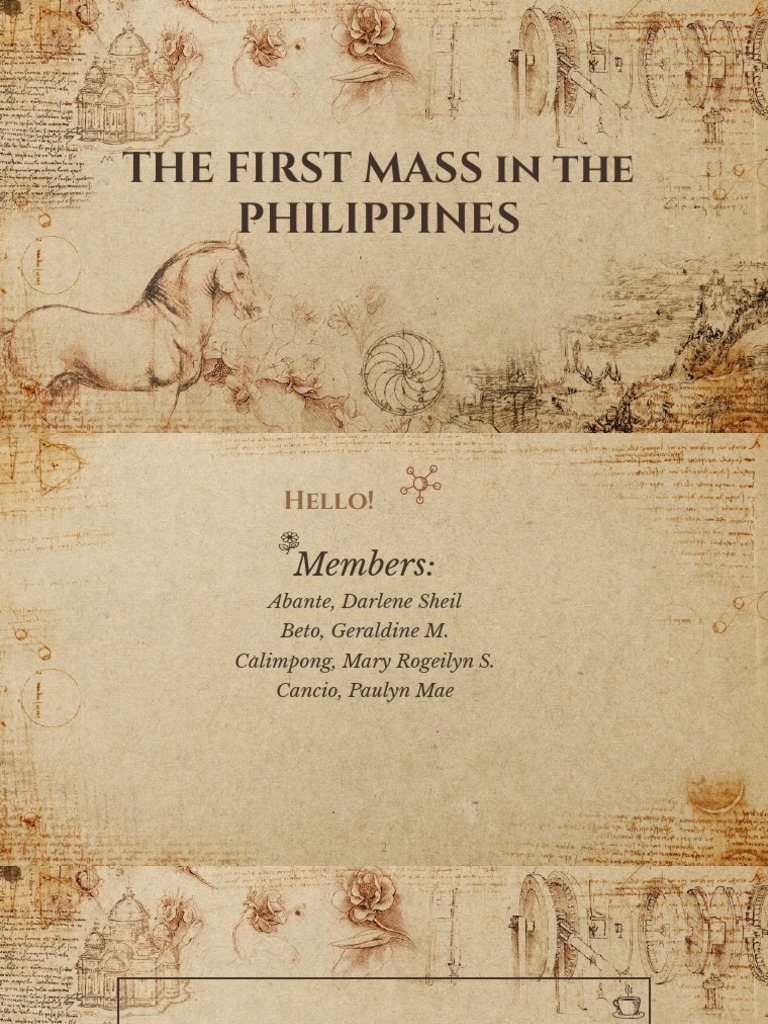 Limasawa: Site of the First Mass | PDF