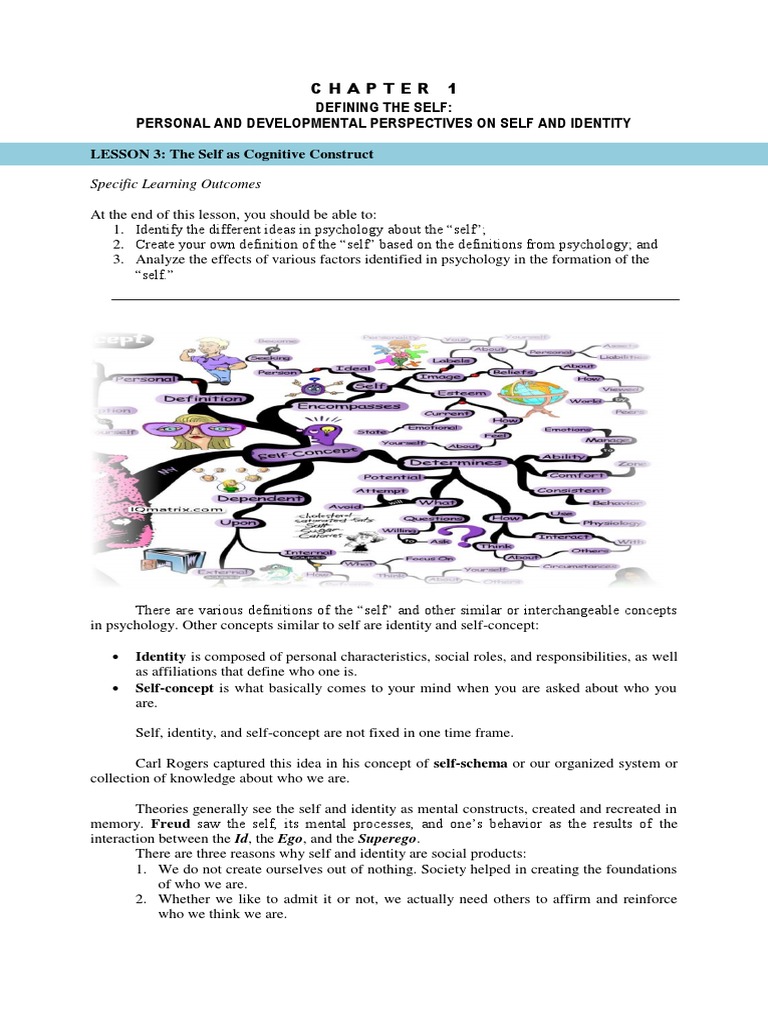UTS - Chapter 1, Lesson 3 | PDF | Id | Identity (Social Science) UTS - Chapter 1, Lesson 3 | PDF | Id | Identity (Social Science)