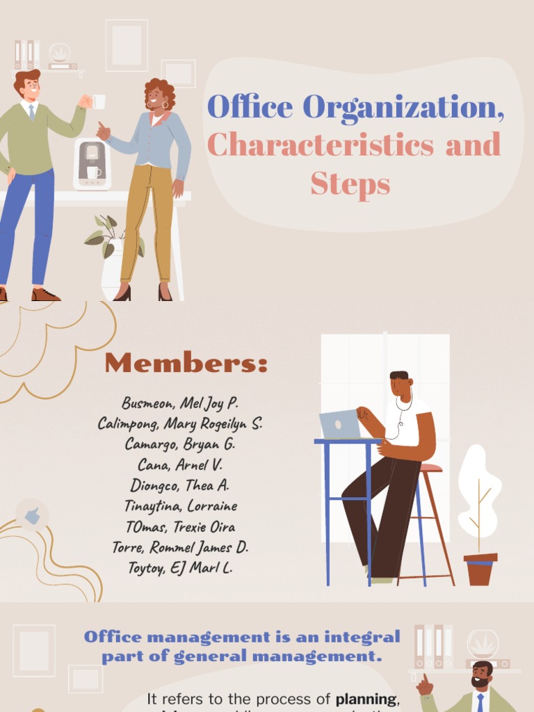 Office Organization, Characteristics, and Steps | PDF