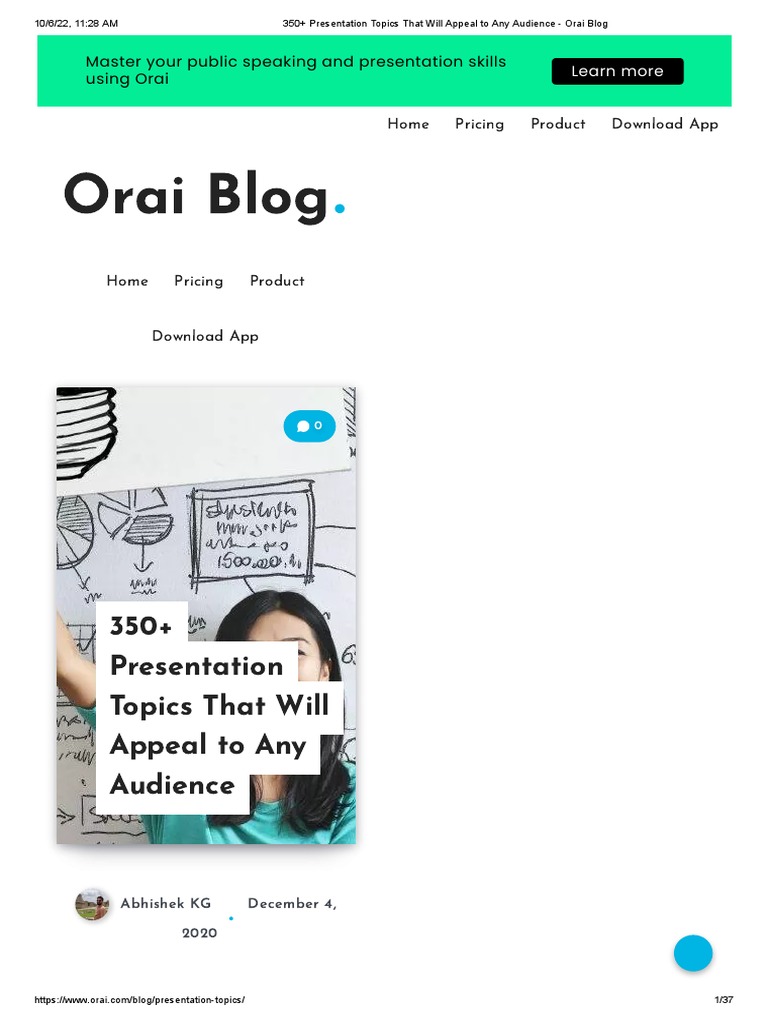 Random Presentation! | PDF | Public Speaking | Adolescence