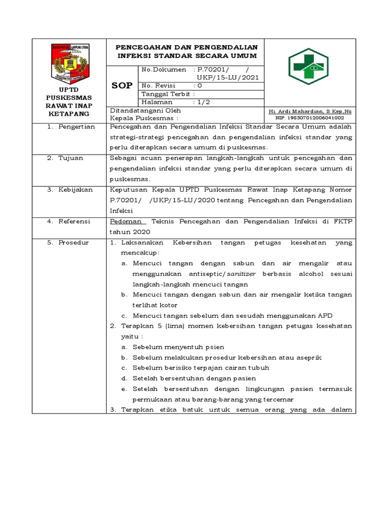 SOP Program PPI | PDF