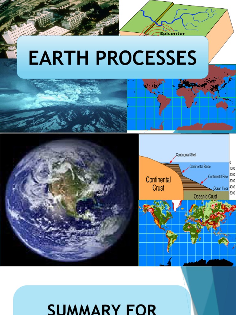 Earth Processes | PDF | Plate Tectonics | Weathering