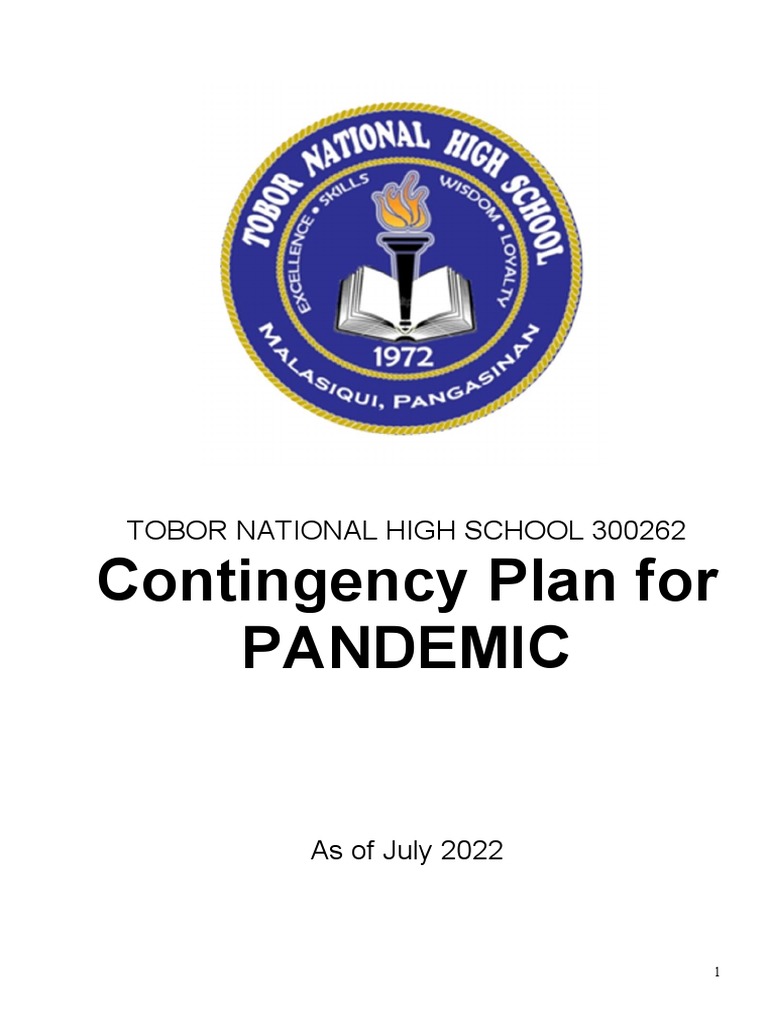 Contingency Planning Tobor NHS 300262 | PDF | Learning | Health Sciences