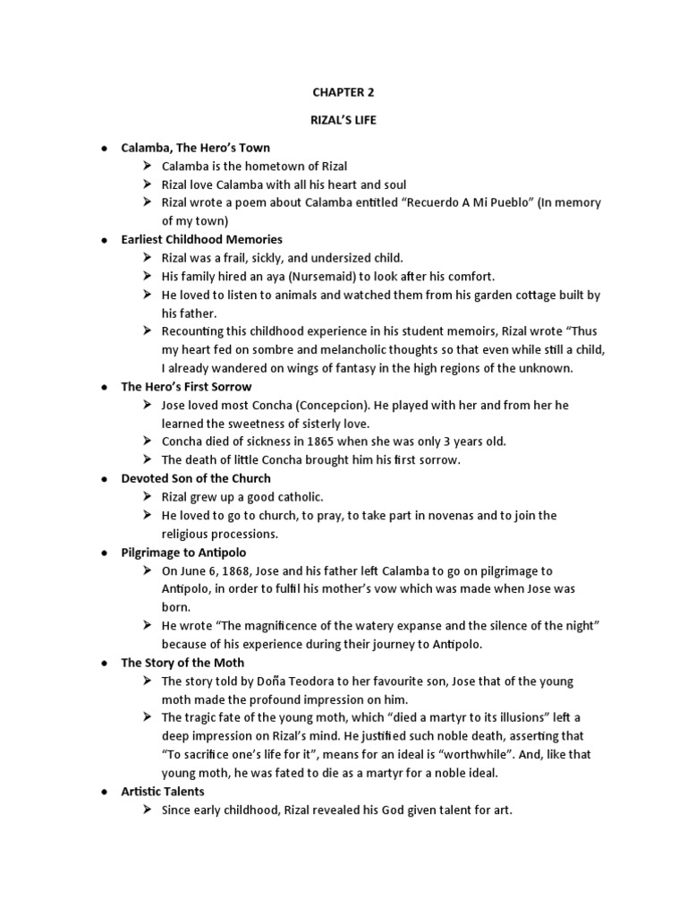 CHAPTER 2 Rizal Eboy | PDF