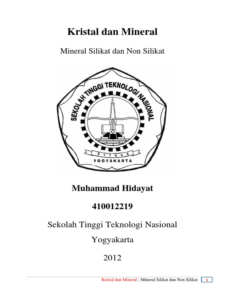 Mineral Silikat Dan Non Silikat | PDF