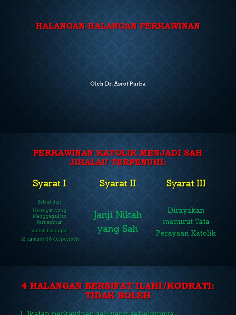 Halangan-Halangan Perkawinan | PDF | Politik | Hukum