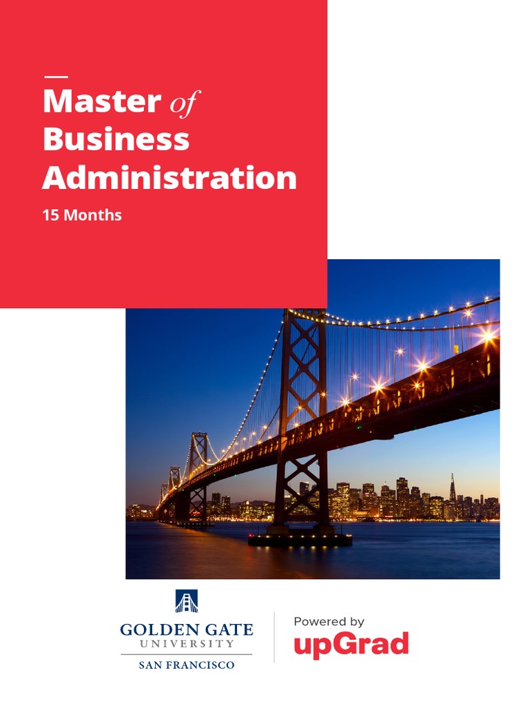 Ggu Mba Borchure 2022 1659962789705 | PDF | Master Of Business ...