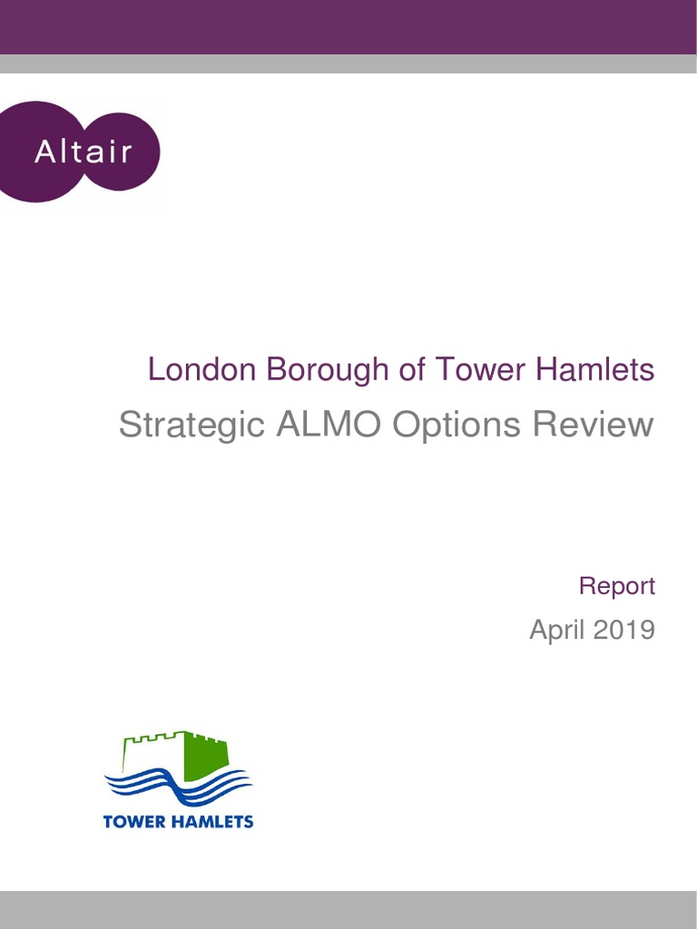 6.3a Appendix 1 - LBTH - ALMO Options Review 18-19 - Final Report | PDF ...