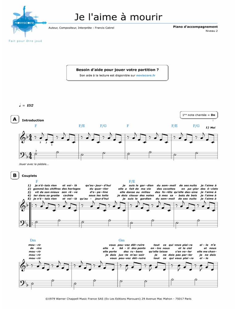 Je L - Aime A Mourir | PDF