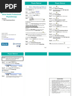 HICAPS Item Guide Physiotherapists Aug 2019 | PDF | Physical Therapy