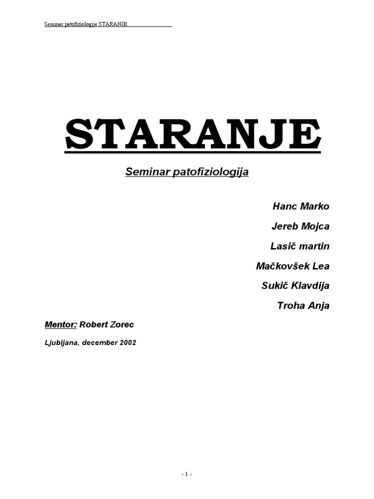 Seminar Staranjea | PDF