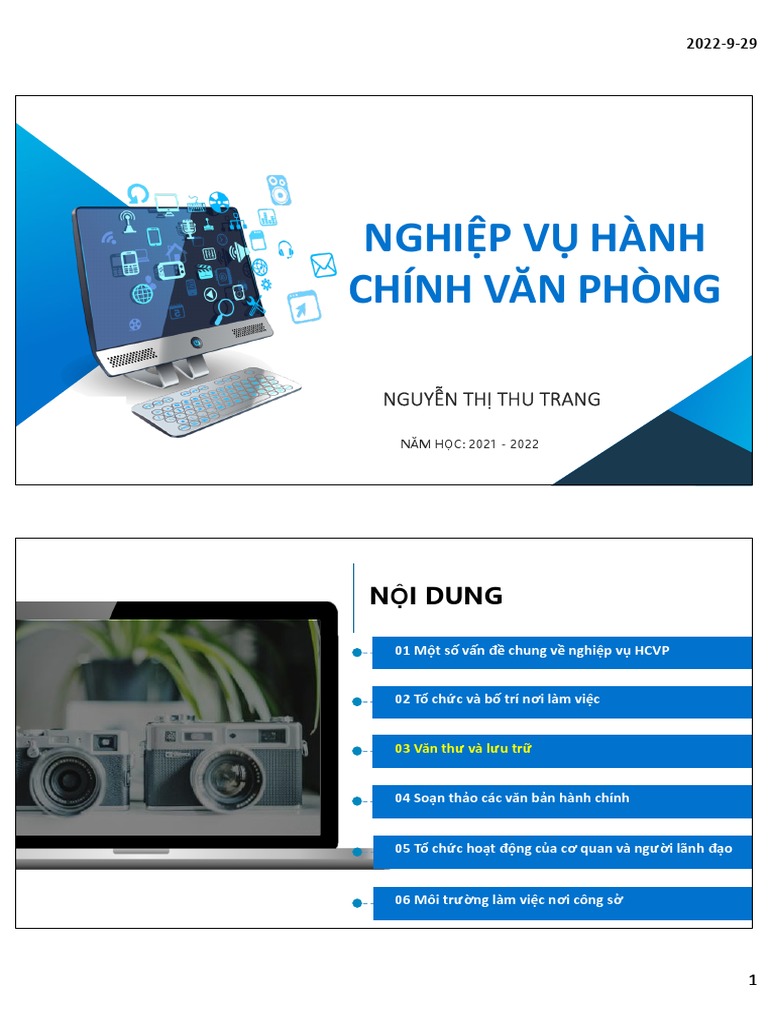 Slides C3 - Van Thu Luu Tru | PDF