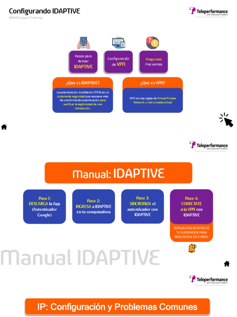 Manual Idaptive v10 | PDF | Red privada virtual | Contraseña