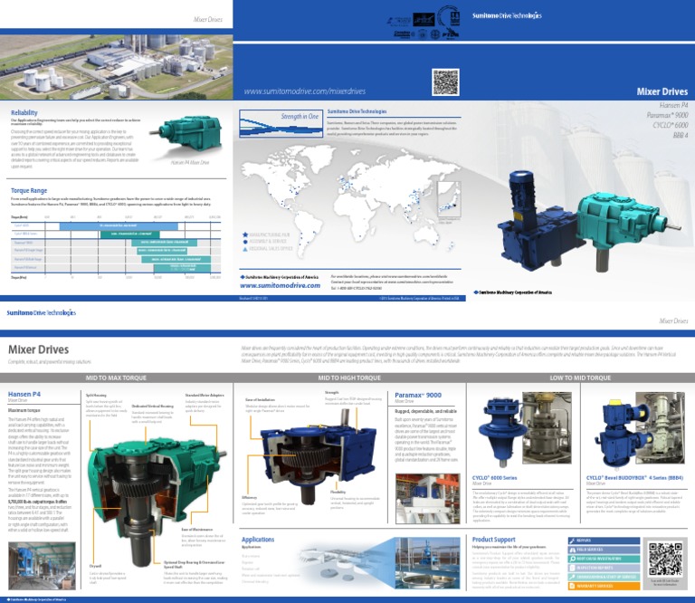 Mixer Drives Brochure | PDF | Gear | Machines