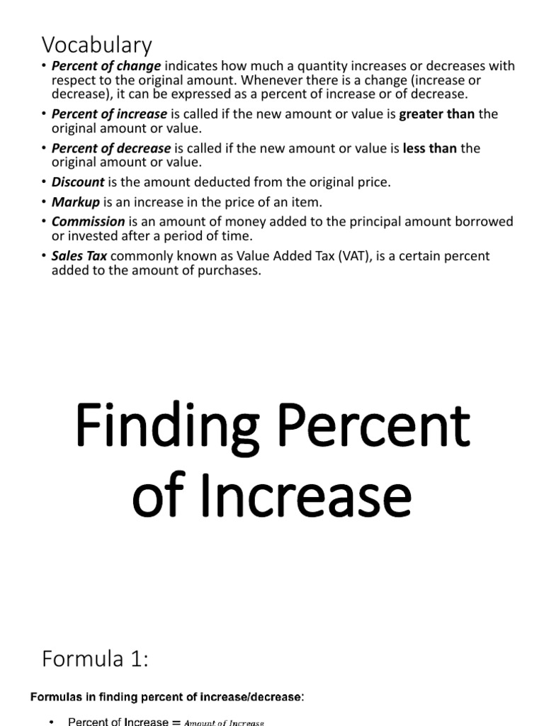 Solving Problems Involving Percent | PDF