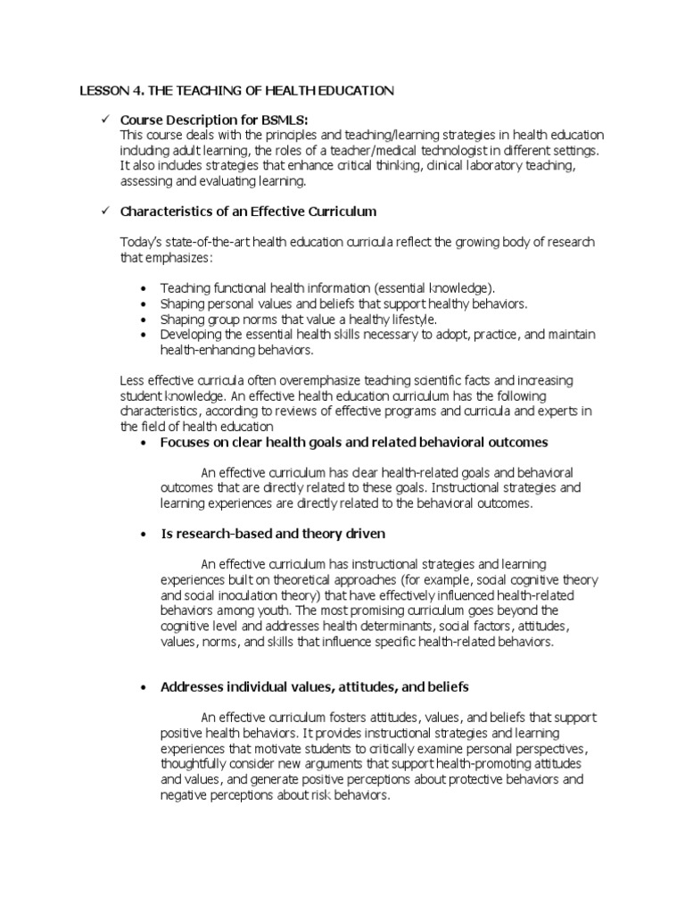 PST 2. Lesson 4 To 6 | PDF | Curriculum | Learning