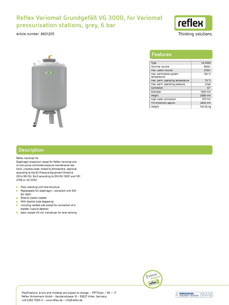 Reflex VG 3000 | PDF | Applied And Interdisciplinary Physics | Gas ...