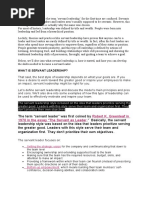 Followership and Servant Leadership in the Army | PDF | Servant ...