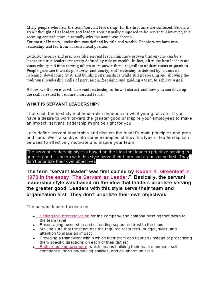 Educational Leadership | PDF | Leadership | Servant Leadership