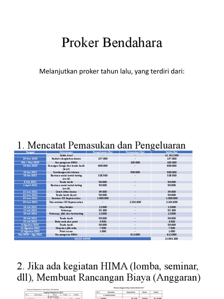 Proker Bendahara - Acha | PDF