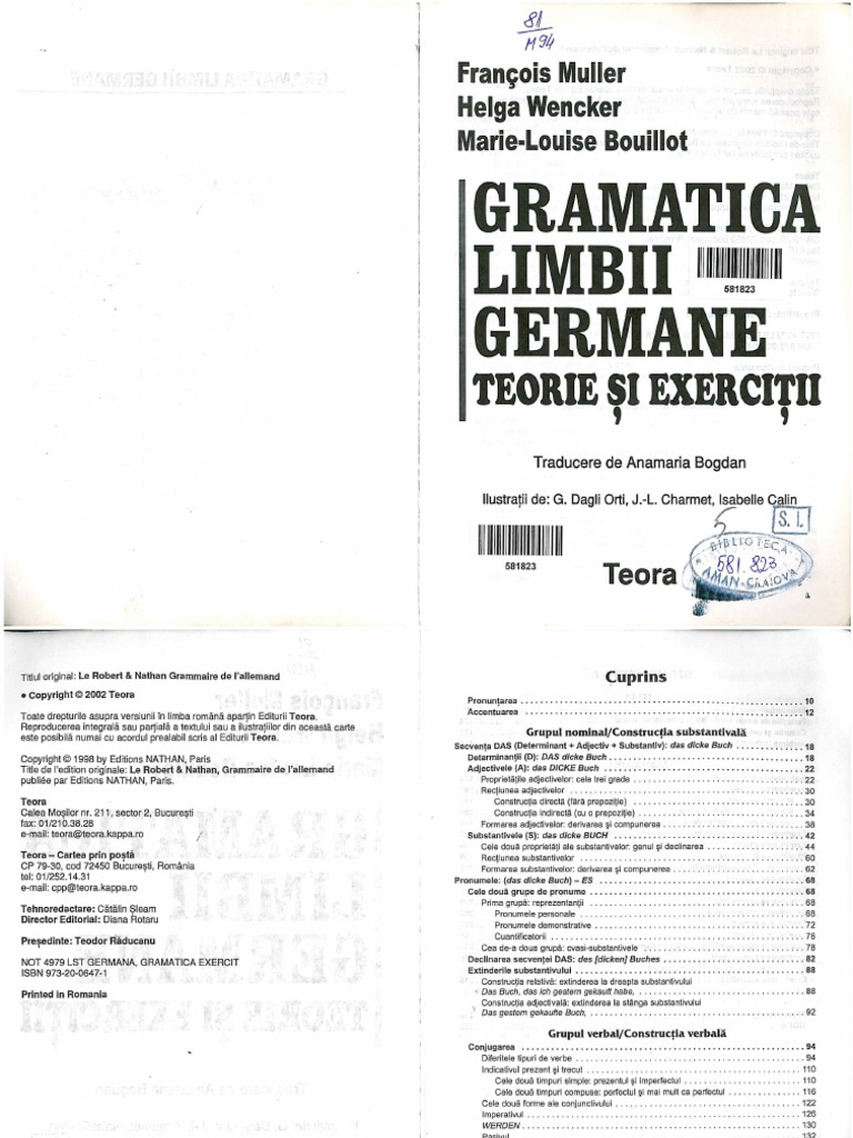 A - LB Germana - Gramatica Diverse | PDF